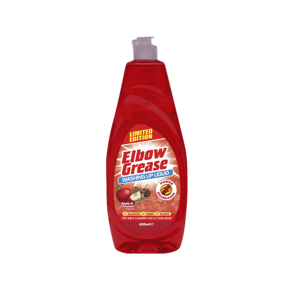 Elbow Grease Apple and Cinnamon Fragrance Washing Up Liquid | 600ml ...
