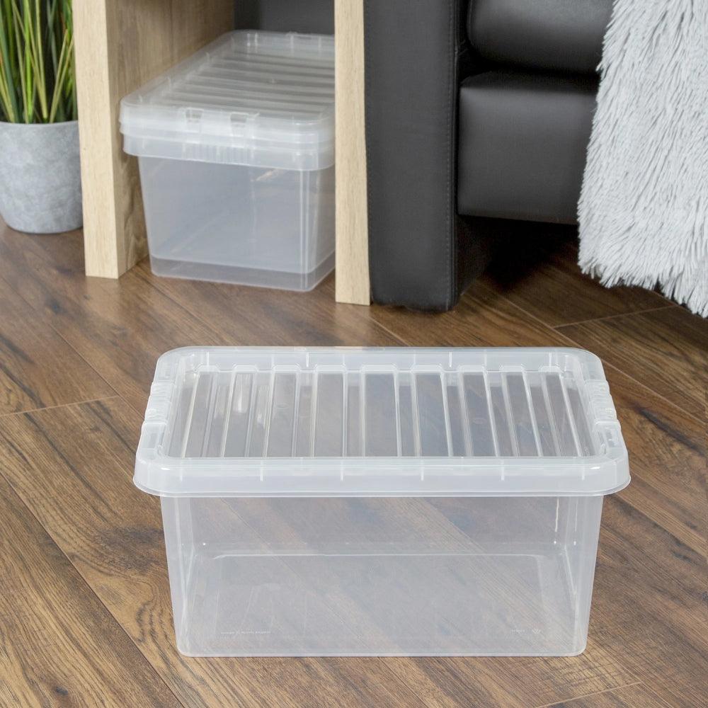 Crystal Storage Box Clear Lid 11L Choice Stores