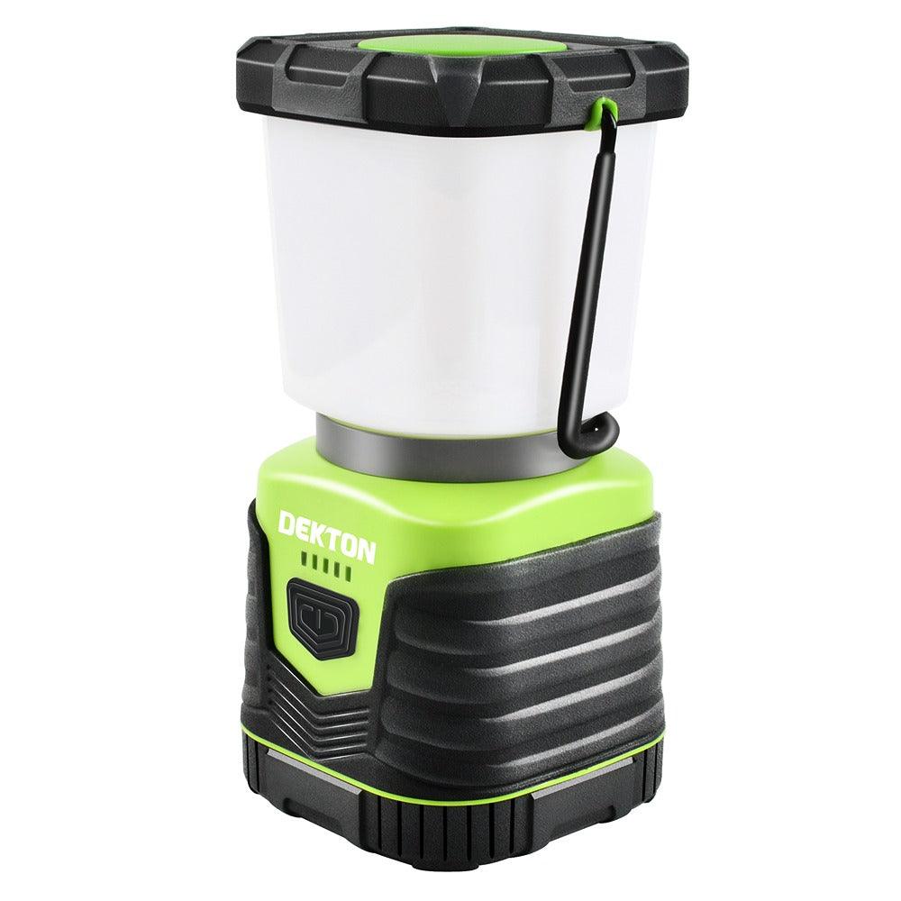 Dekton Robust Rechargeable Camping Lantern | Impact-Resistant Plastic ...
