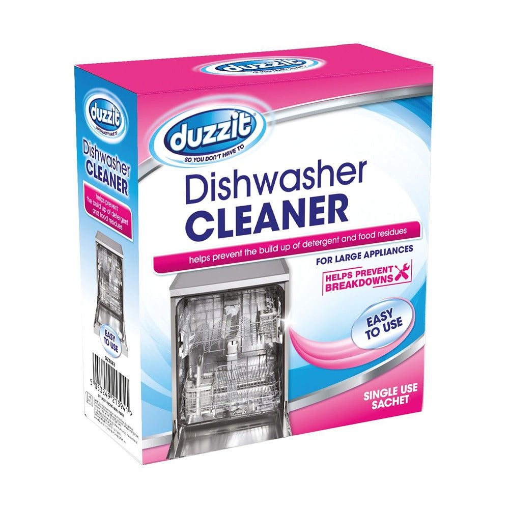 Duzzit Dishwasher Cleaner | Single-Use Sachet for Large Dishwashers ...