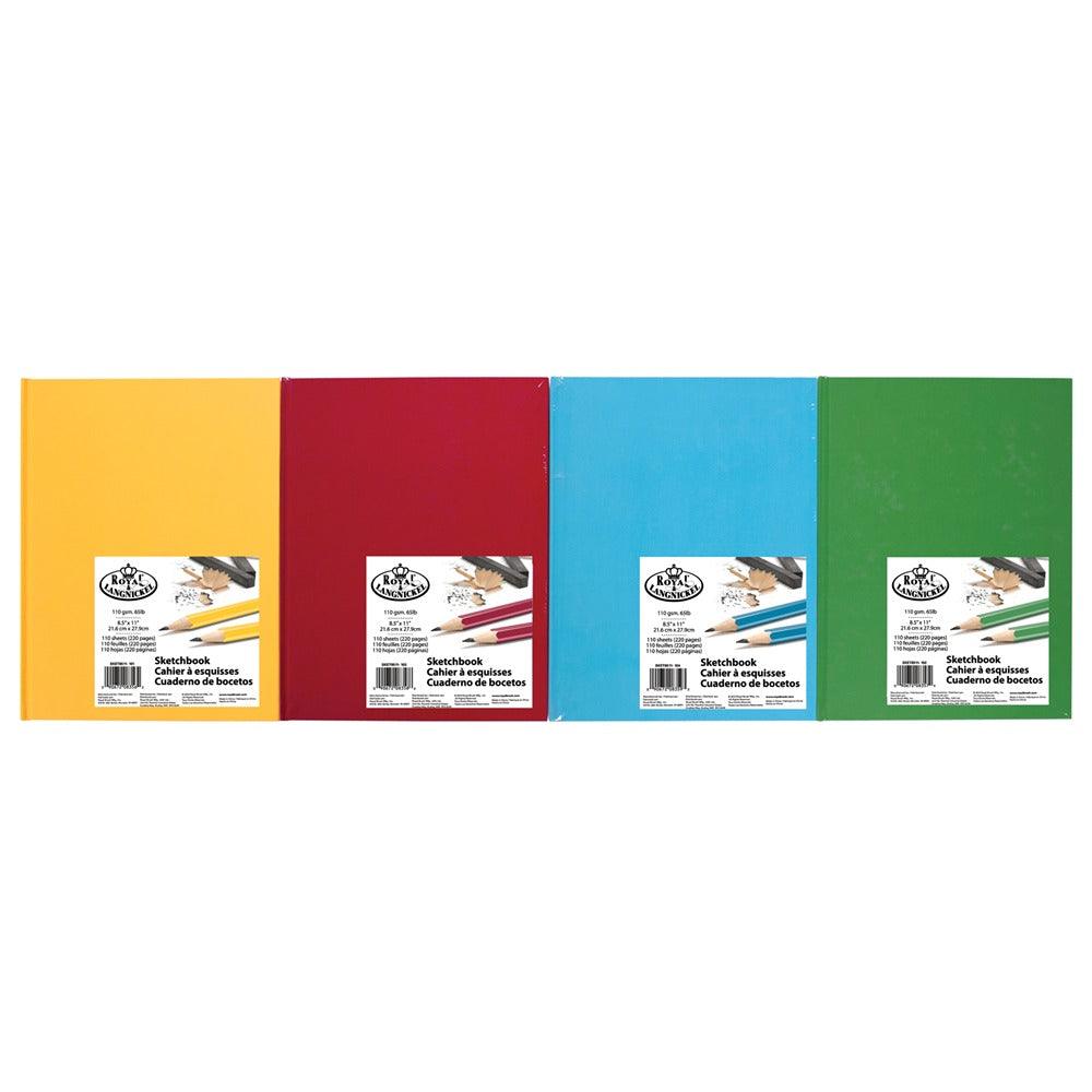 Royal & Langnickel Hardbound Sketchbooks | 8.5x11" | 4 Colors – Choice ...