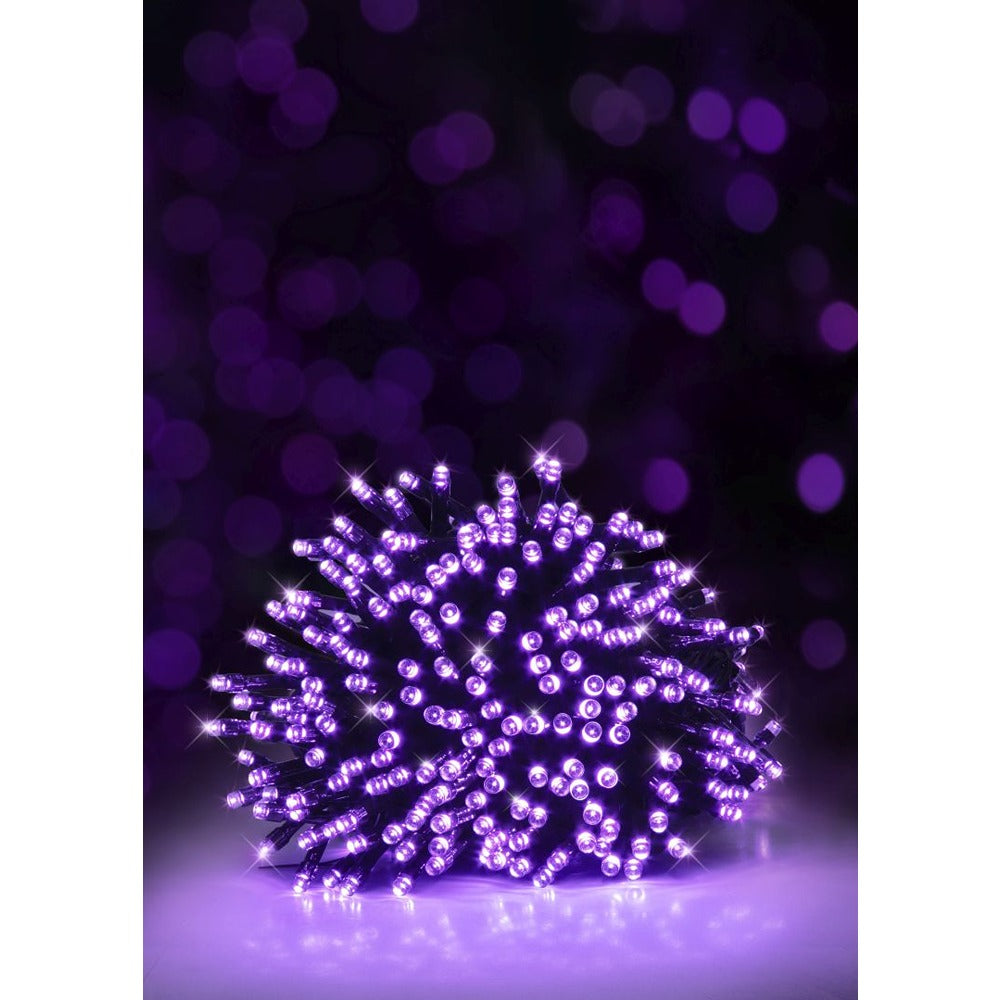 Christmas 100 Warm White LED Chaser Lights | Low Heat, Energy-Efficien ...