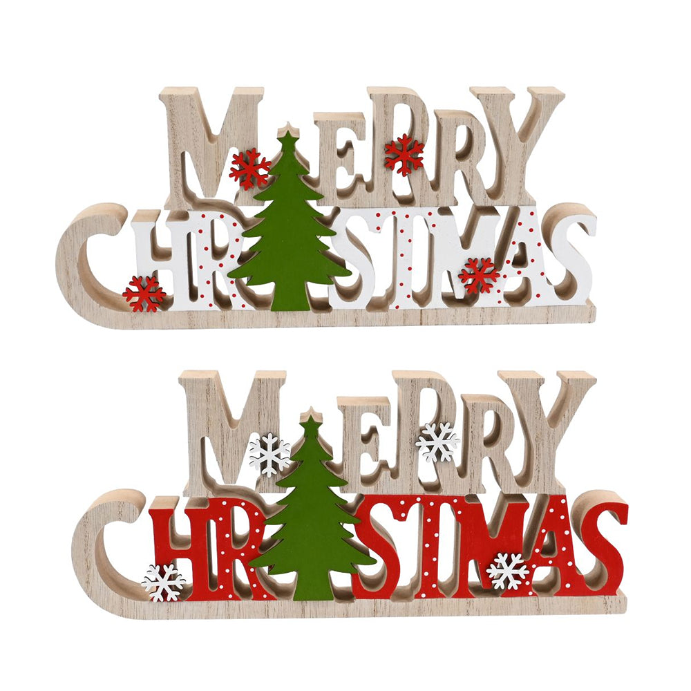 Merry Christmas Table Sign | Assorted Designs – Choice Stores