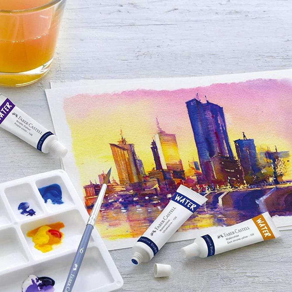 Faber Watercolour Box of 12 With Palette - Choice Stores